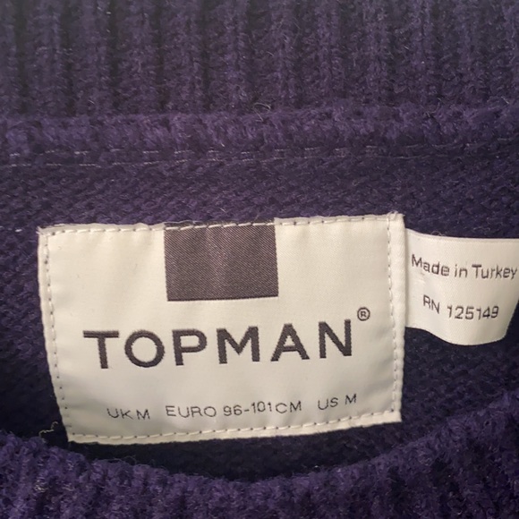 Topman | Sweaters | Topman Christmas Sweater Medium | Poshmark
